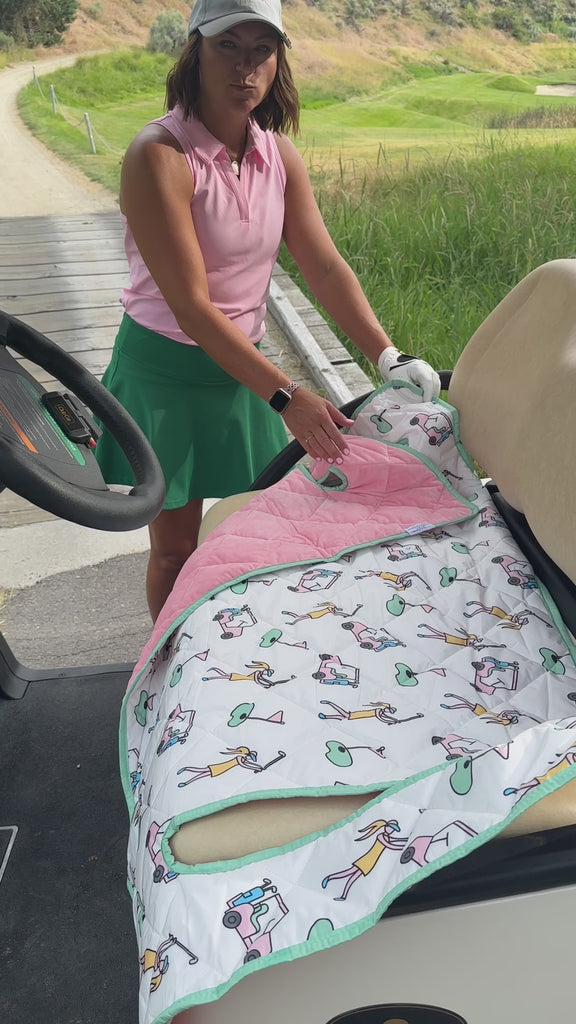 Golf Girl Golf Cart Seat cover – Birdie Girl Golf